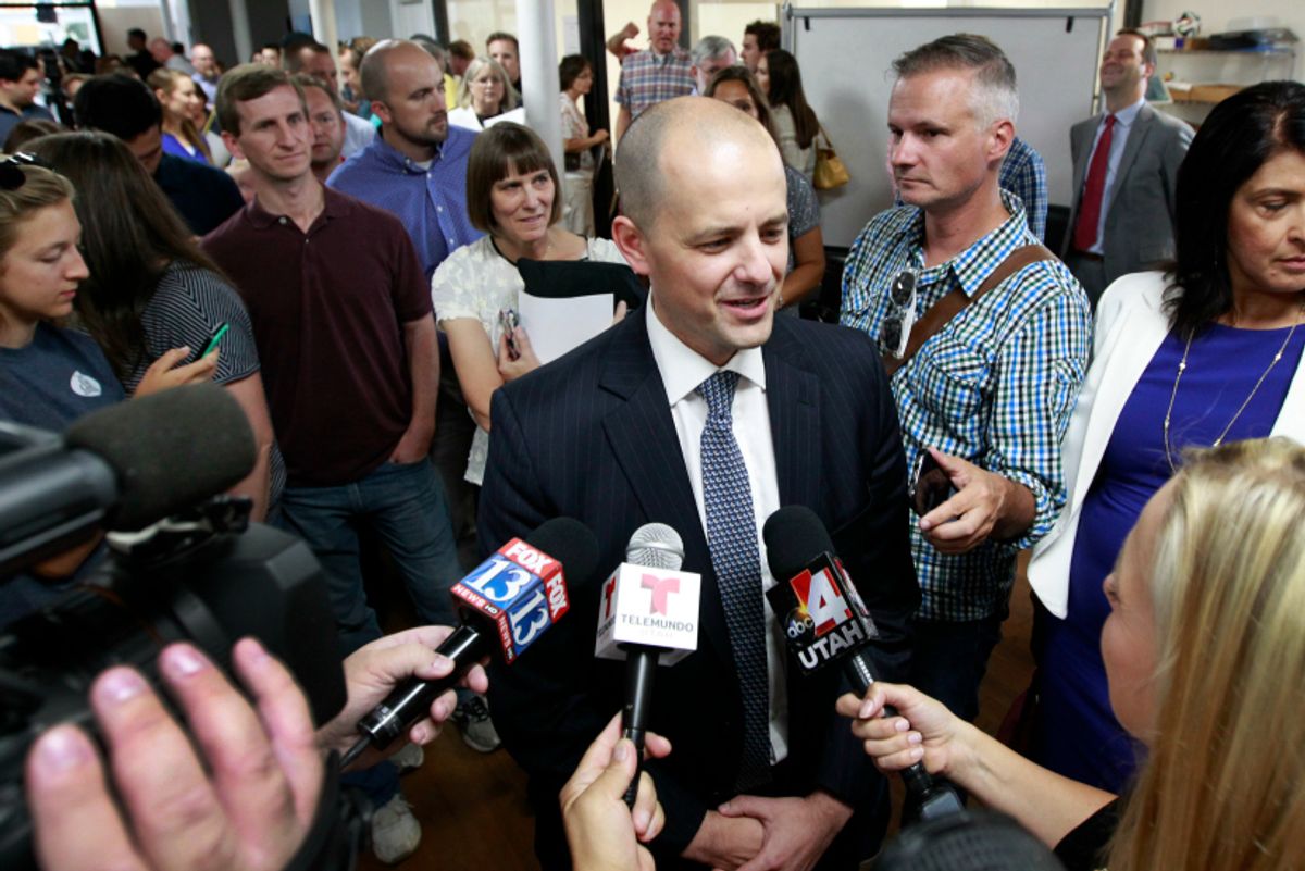 Conservative Anti Trump Candidate Evan Mcmullin Taps Jewish Republican